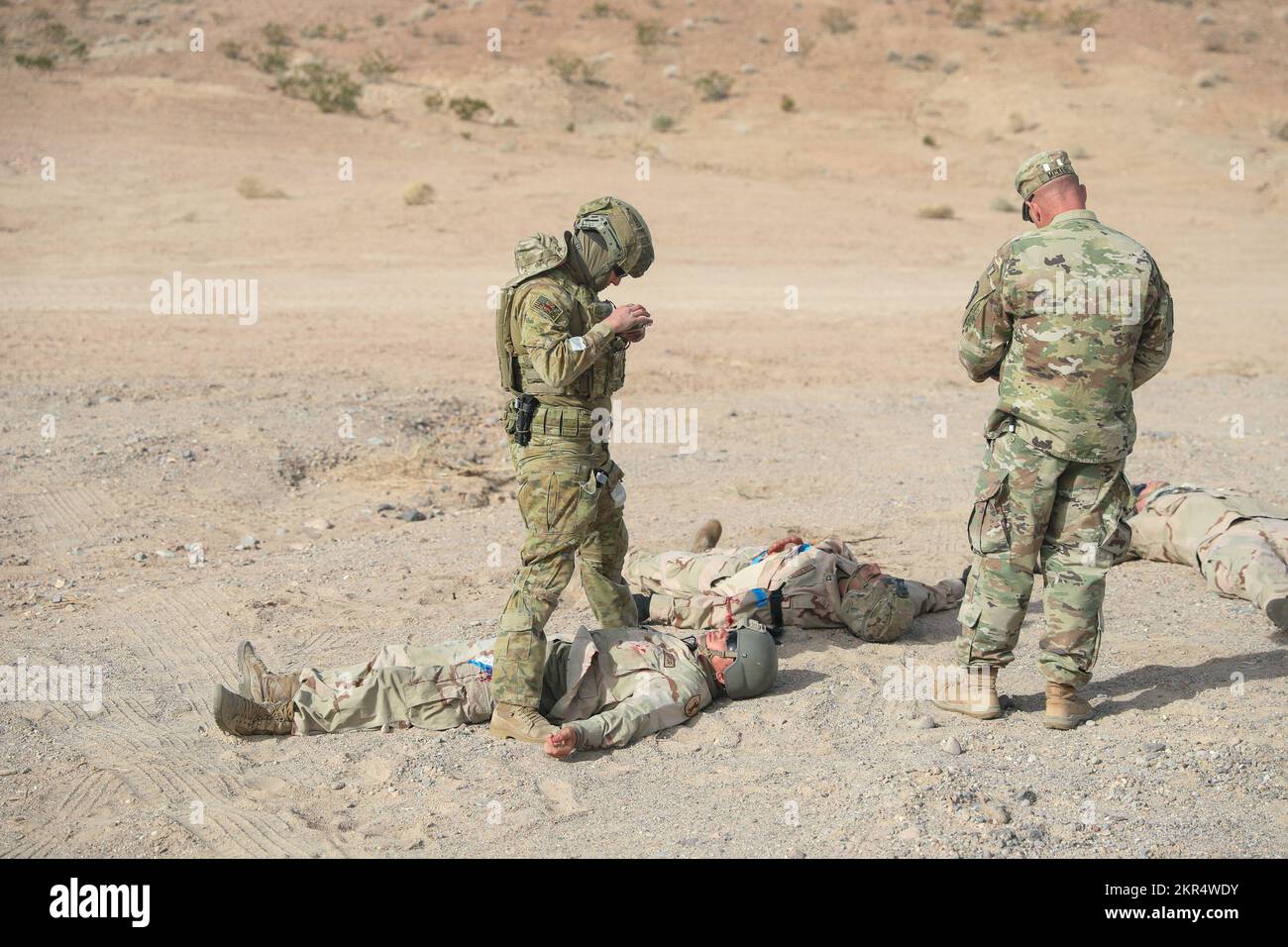 Pvt. Phillip Coote, an Australian Army medic assigned to 11th Close ...