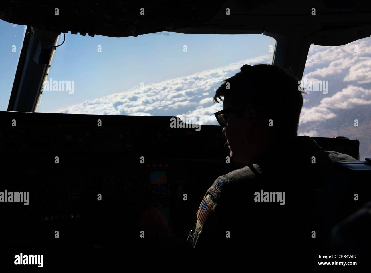 U.S. Air Force Lt. Col. Gary Sain, 9th Air Refueling Squadron KC-10 ...