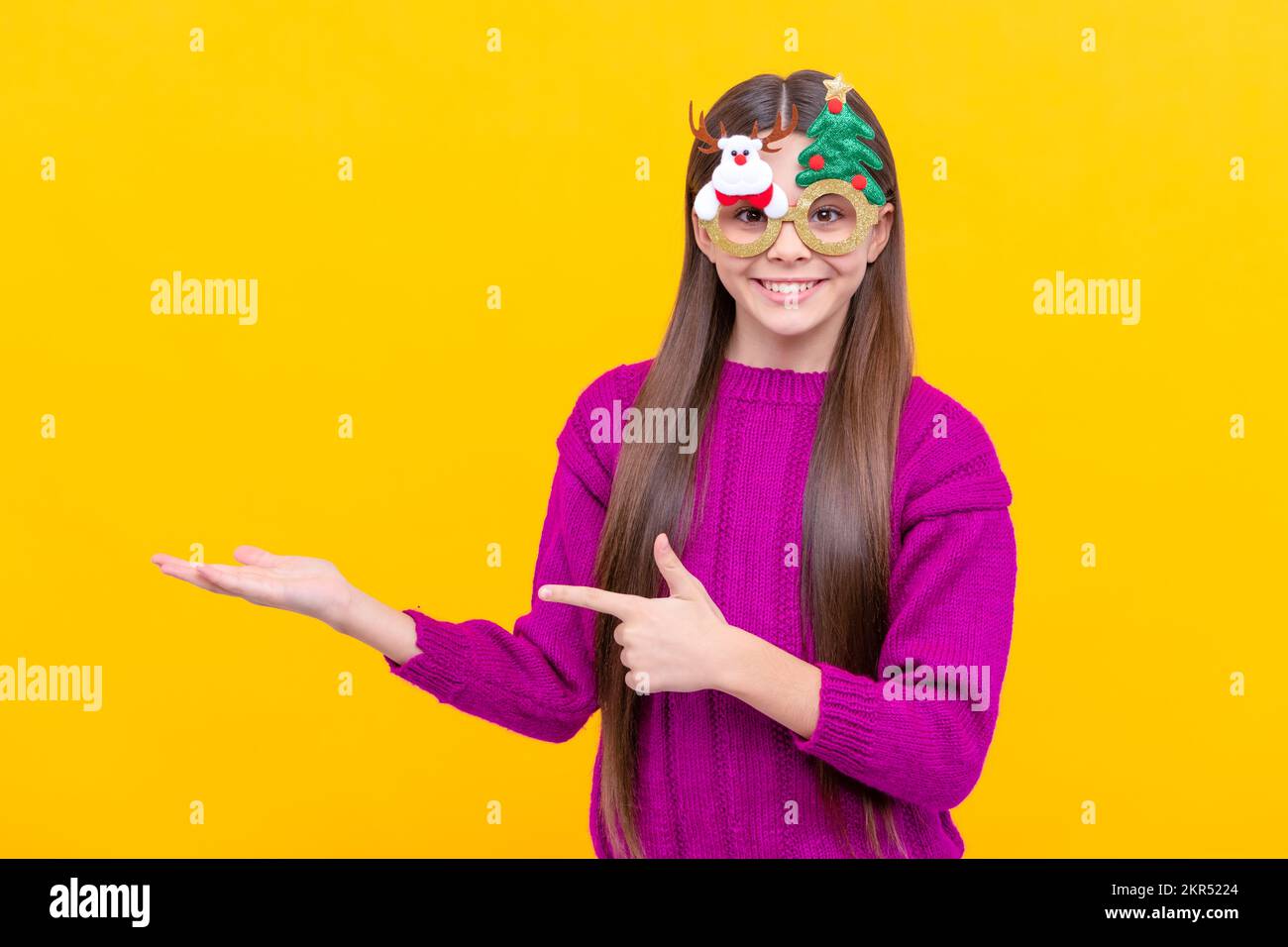 merry christmas. happy new year. happy child having fun. kid with party ...