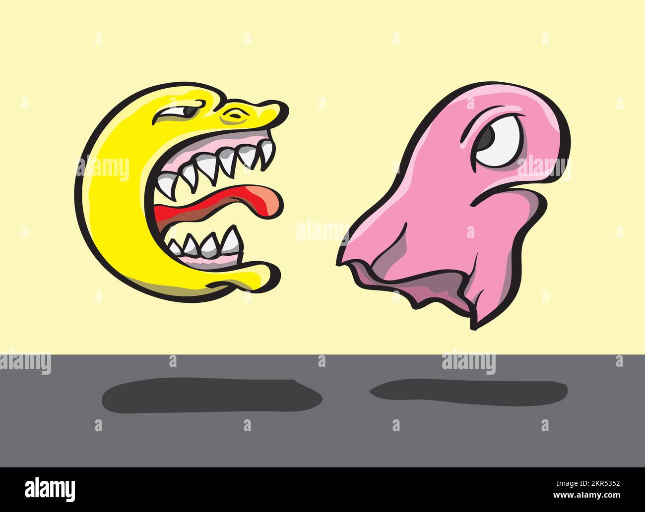 Retro video game pacman hi-res stock photography and images - Alamy