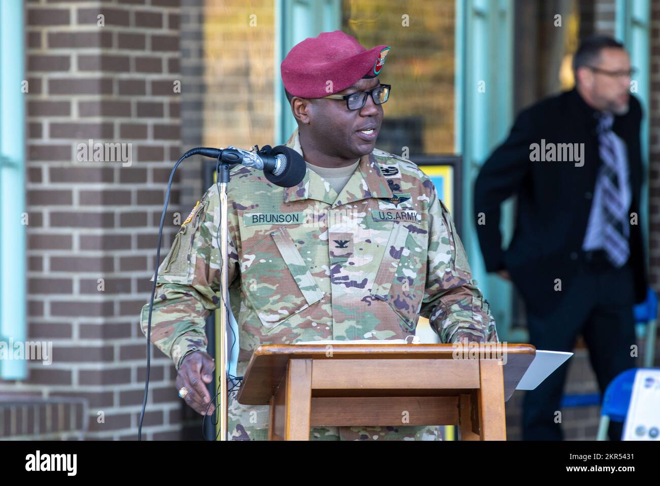 Col. Tavi Brunson of 1st Special Forces Command (Airborne) was the ...