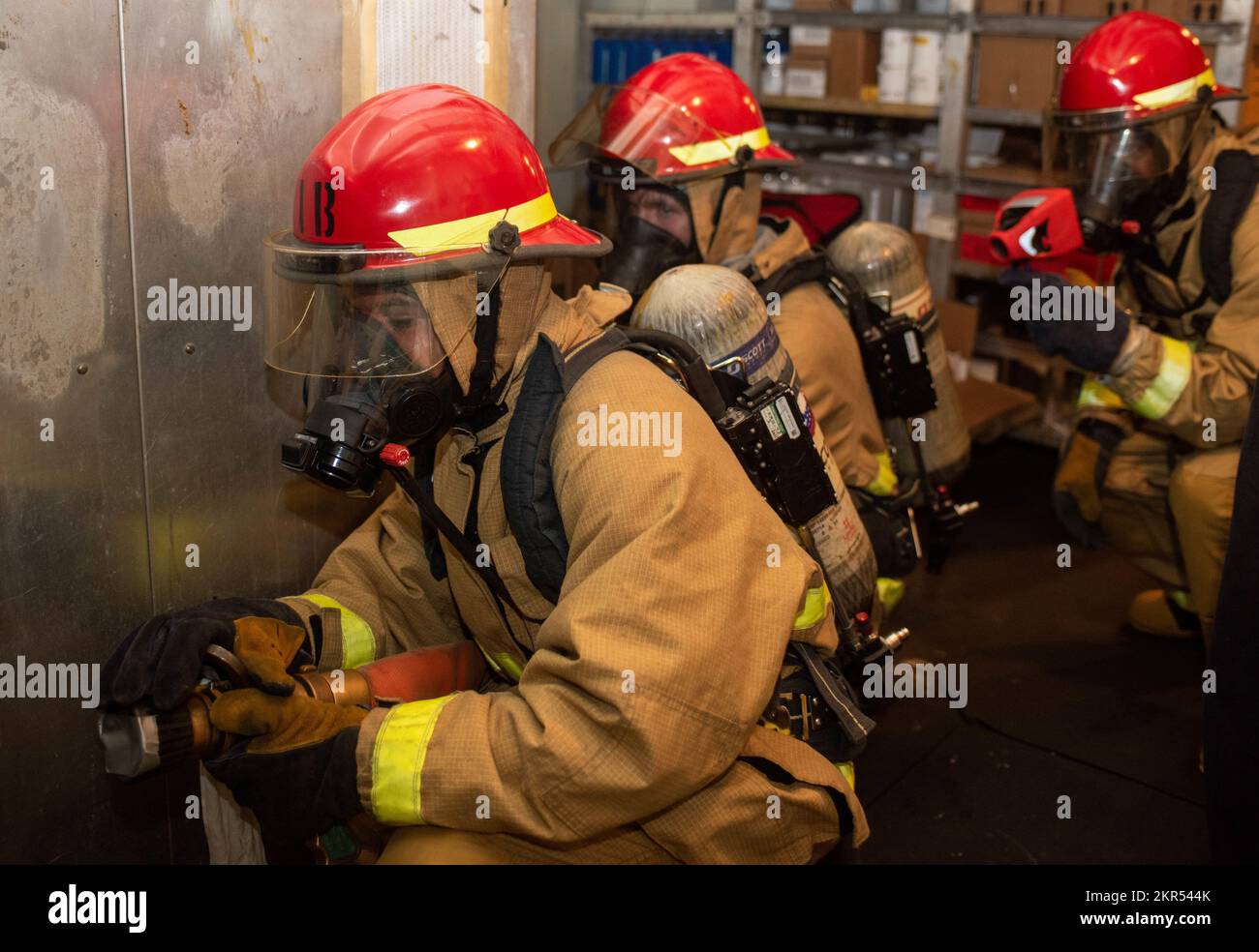 221108-N-UF592-1085 PHILIPPINE SEA (Nov. 8, 2022) Sailors engage a ...