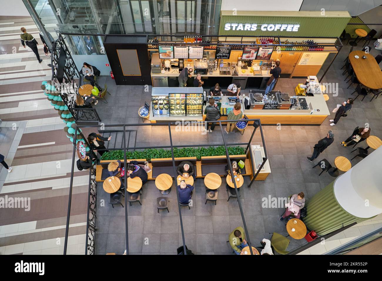 SAINT PETERSBURG, RUSSIA - CIRCA SEPTEMBER, 2022: Stars Coffee in ...