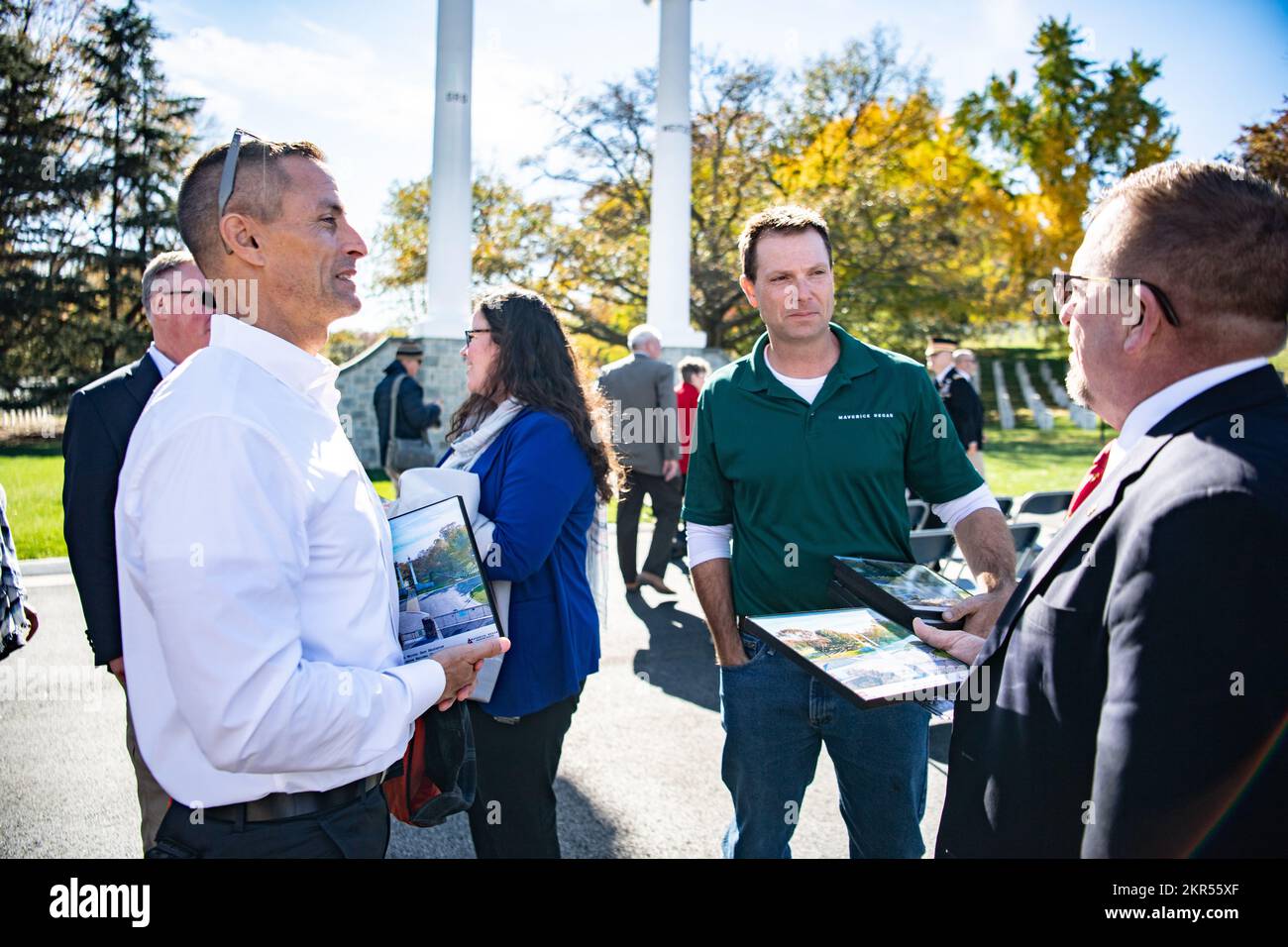 A ribbon-cutting ceremony for the reopening of Ord and Weitzel Gate is ...