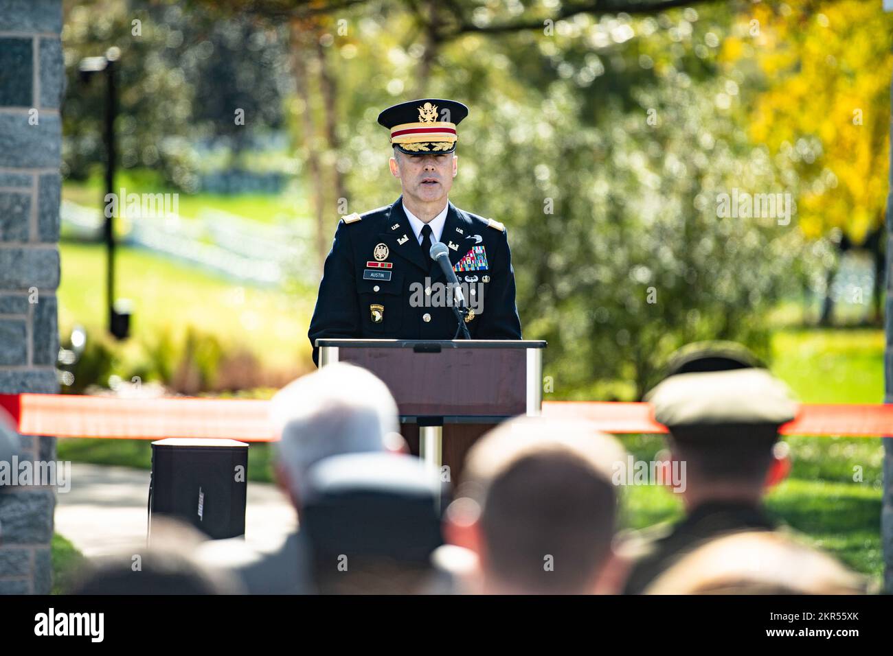 U.S. Army Col. Thomas Austin, director of engineering, Arlington ...