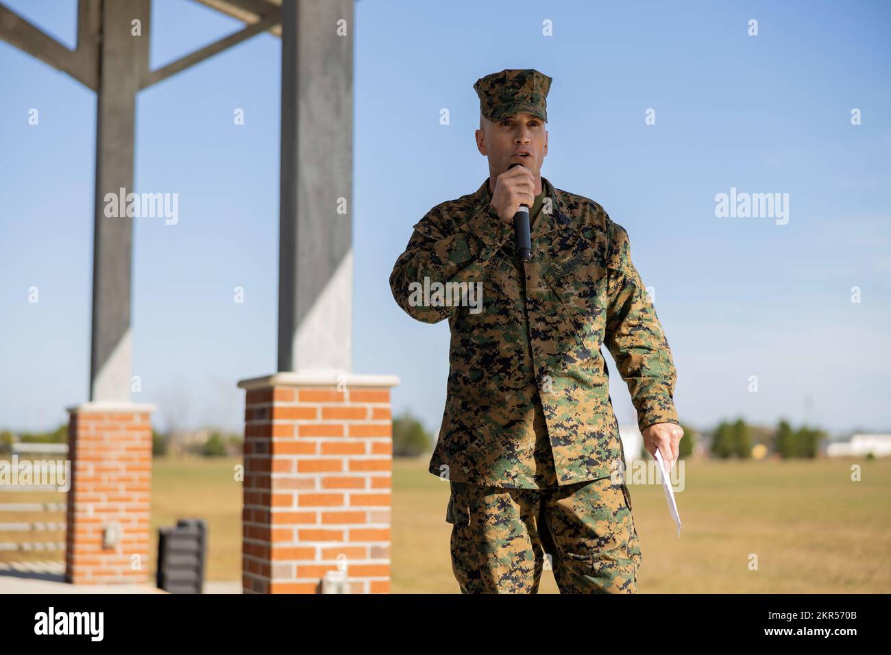 U.S. Marine Corps Lt. Col. William T. Kerrigan, commanding officer of ...