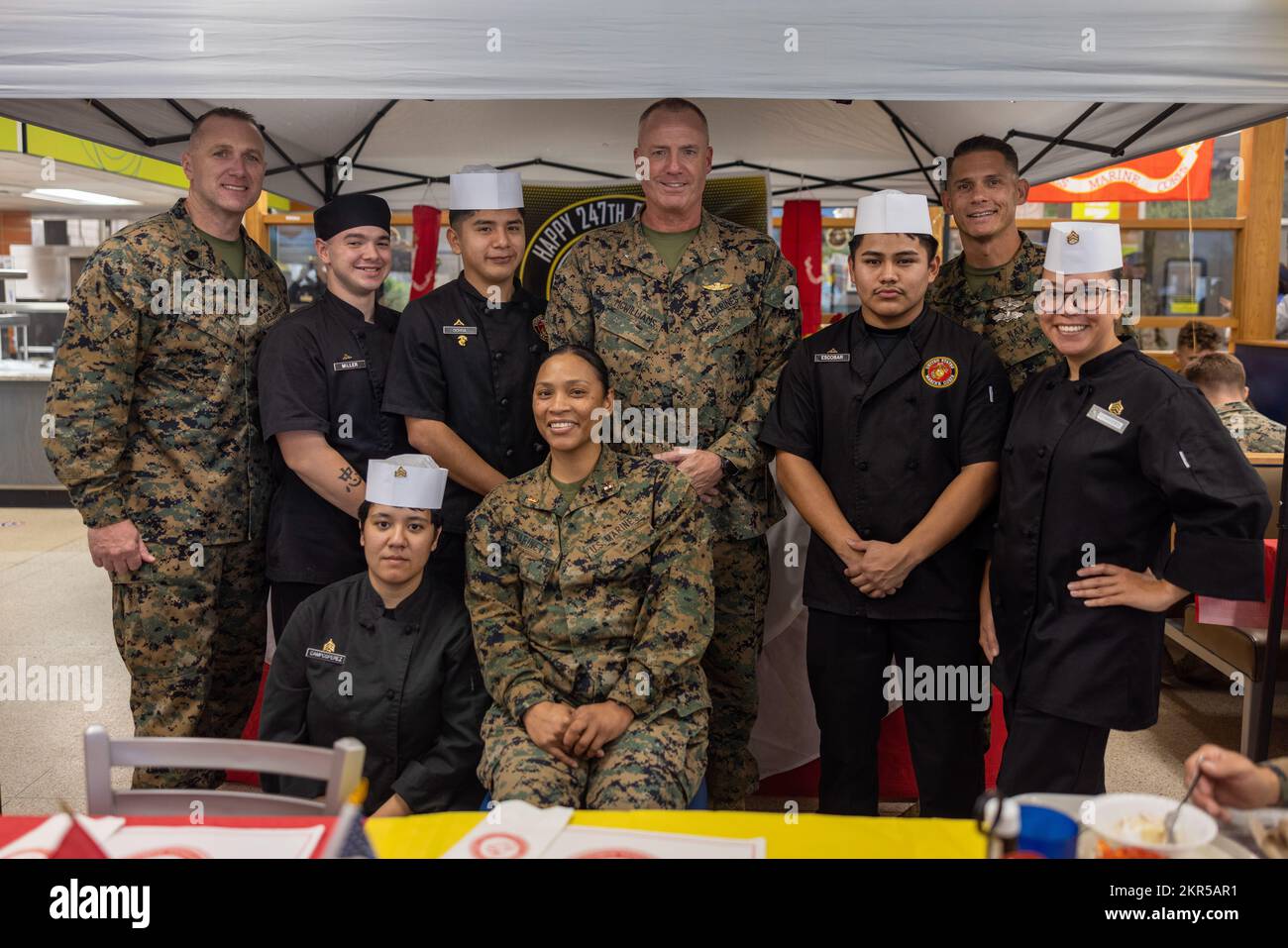U.S. Marines with Food Service Company, 2nd Landing Support Battalion ...