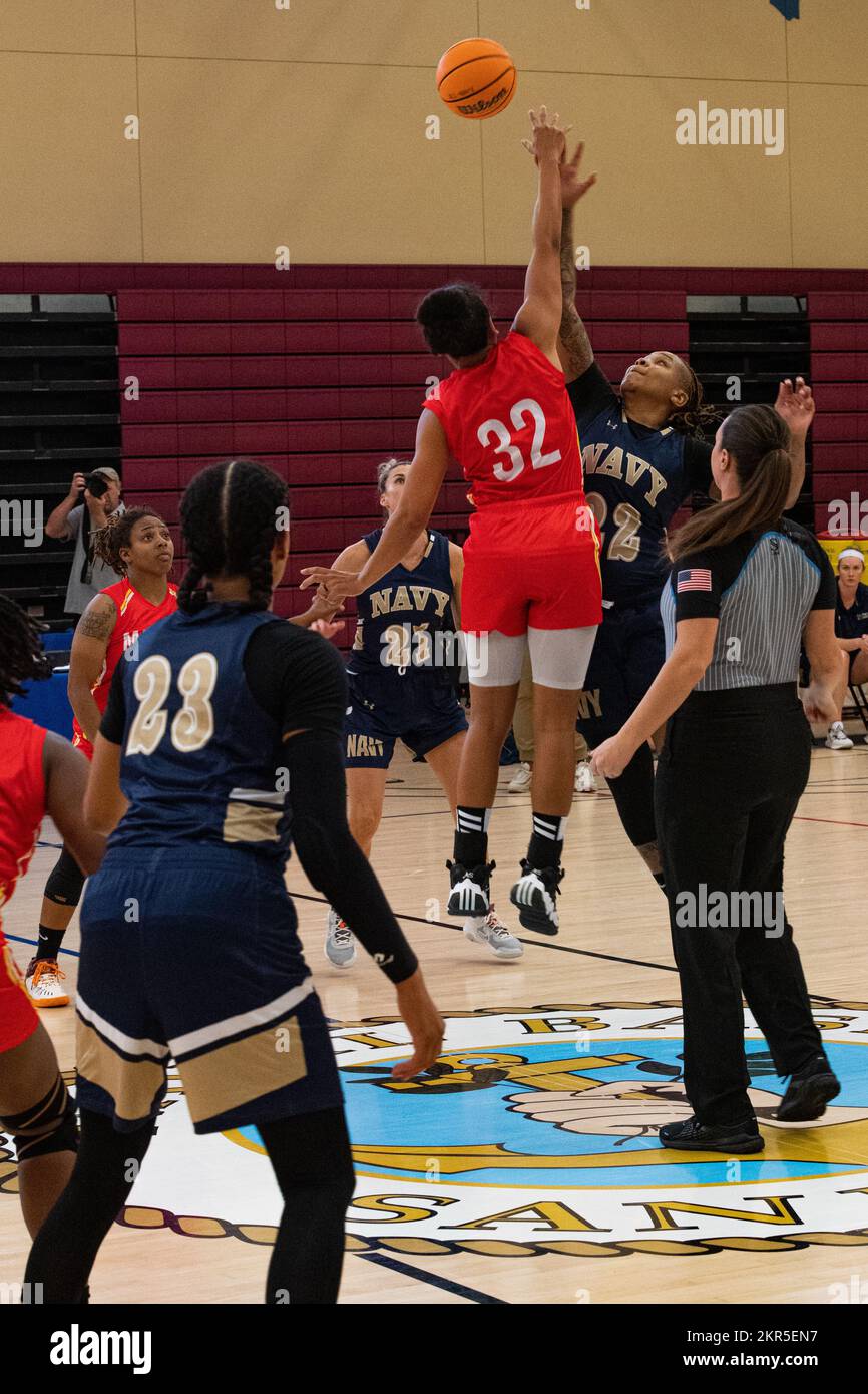 U.S. Navy Petty Officer 2nd Class, Ariel Thomas, a member of team Navy ...