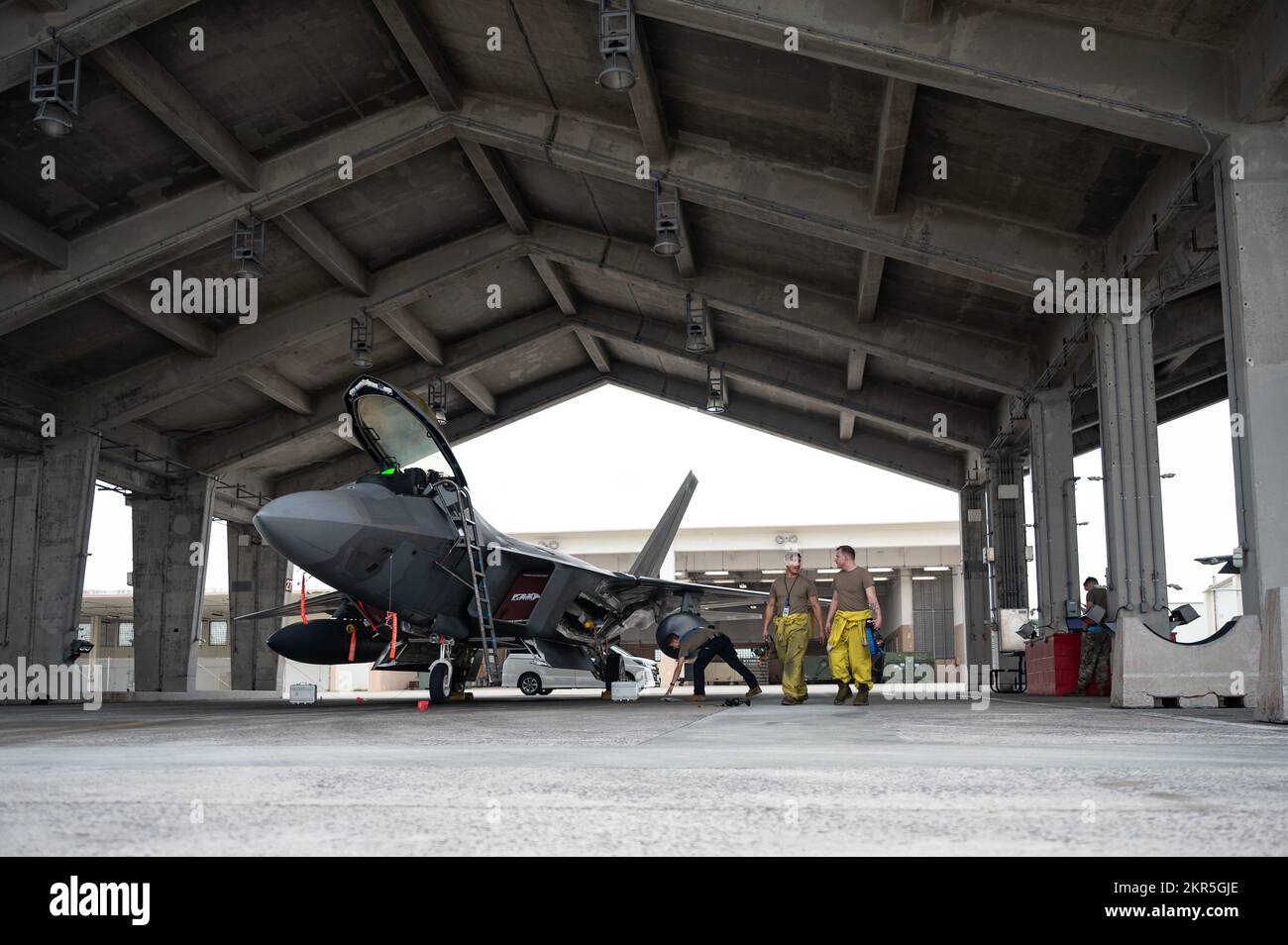 U.S. Air Force maintenance personnel assigned to the 3rd Aircraft ...