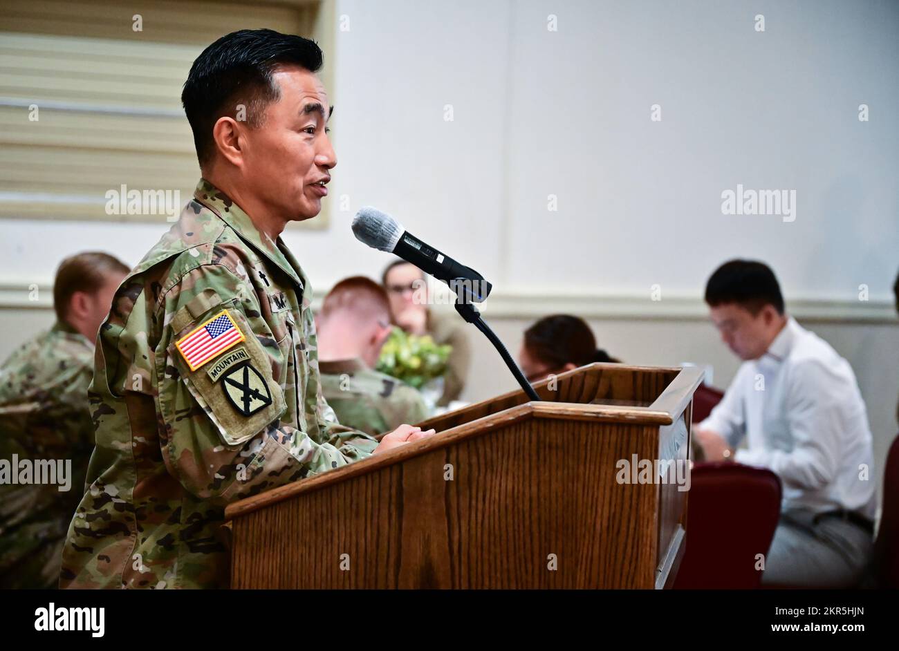 U.S. Army Chaplain (COL) Chul W. Kim, U.S. Forces Korea and United Nations Command chaplain ...