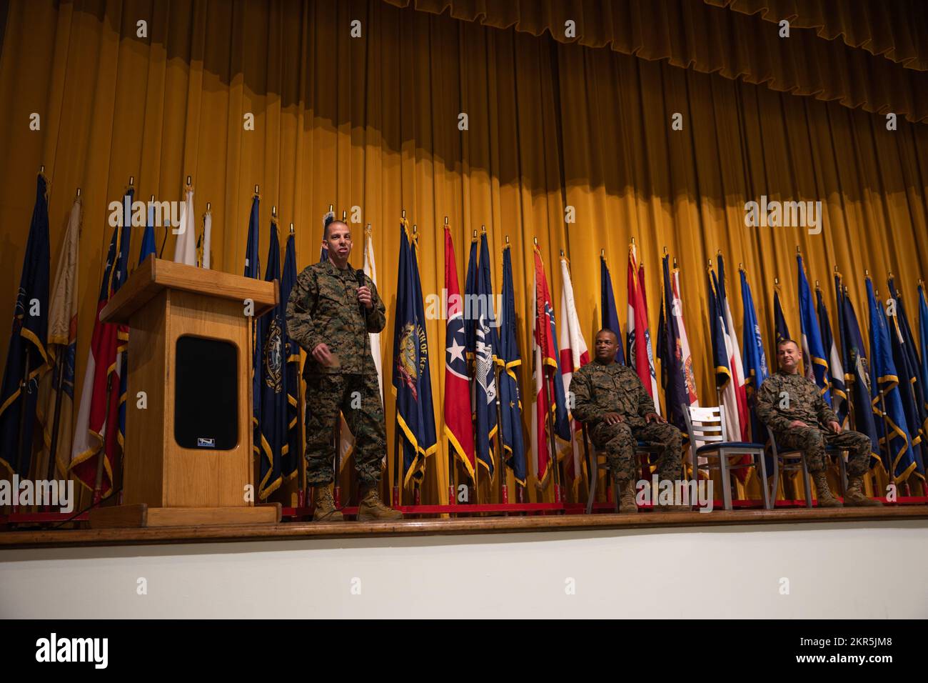 U.S. Marine Corps Sgt. Maj. Hector Soto-Rodriguez, the outgoing ...