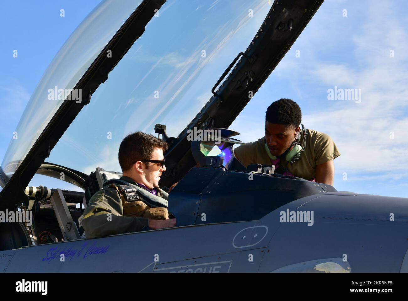 U.S. Air Force Capt. Matthew Puleo, 510th Fighter Squadron F-16 ...