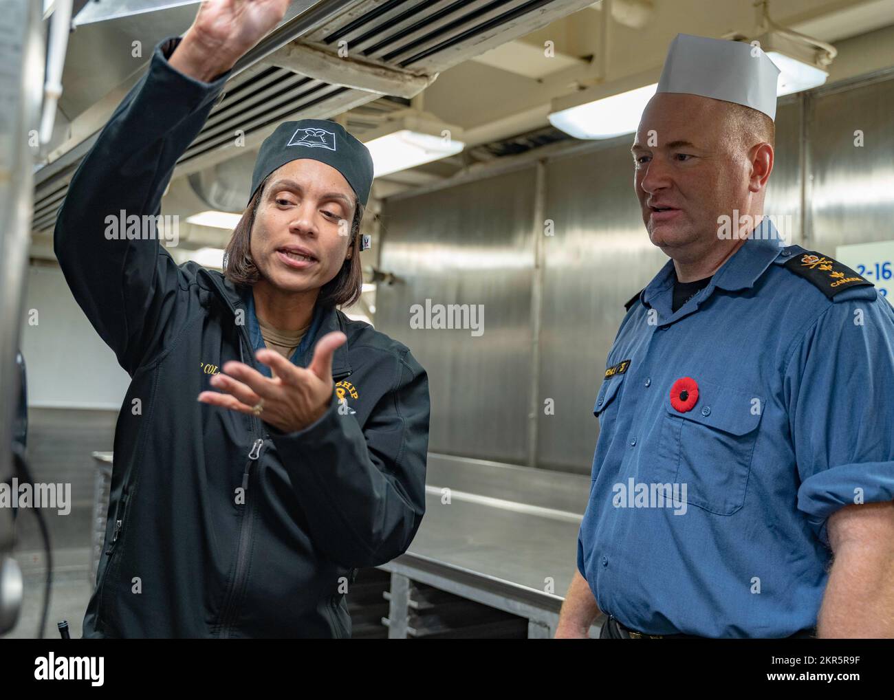 ATLANTIC OCEAN (Nov. 8, 2022) Rear Adm. David Patchell, vice commander ...