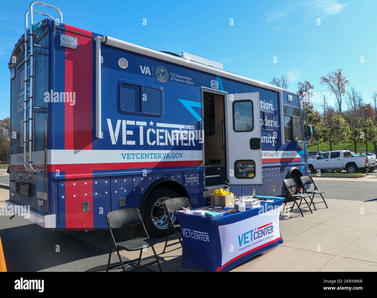 One of the U.S. Department of Veterans Affairs’ Mobile Vet Centers ...
