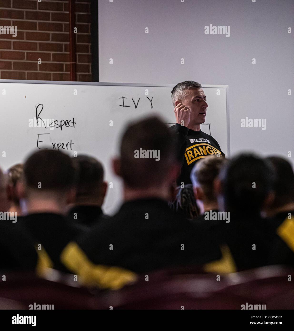 U.S Army Command Sgt. Maj. Adam Nash, senior enlisted leader of the 4th ...