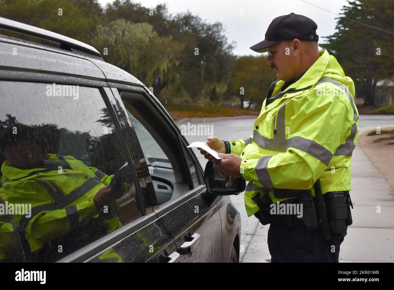 Officer Michael Mancini of the Presidio of Monterey Police Department ...
