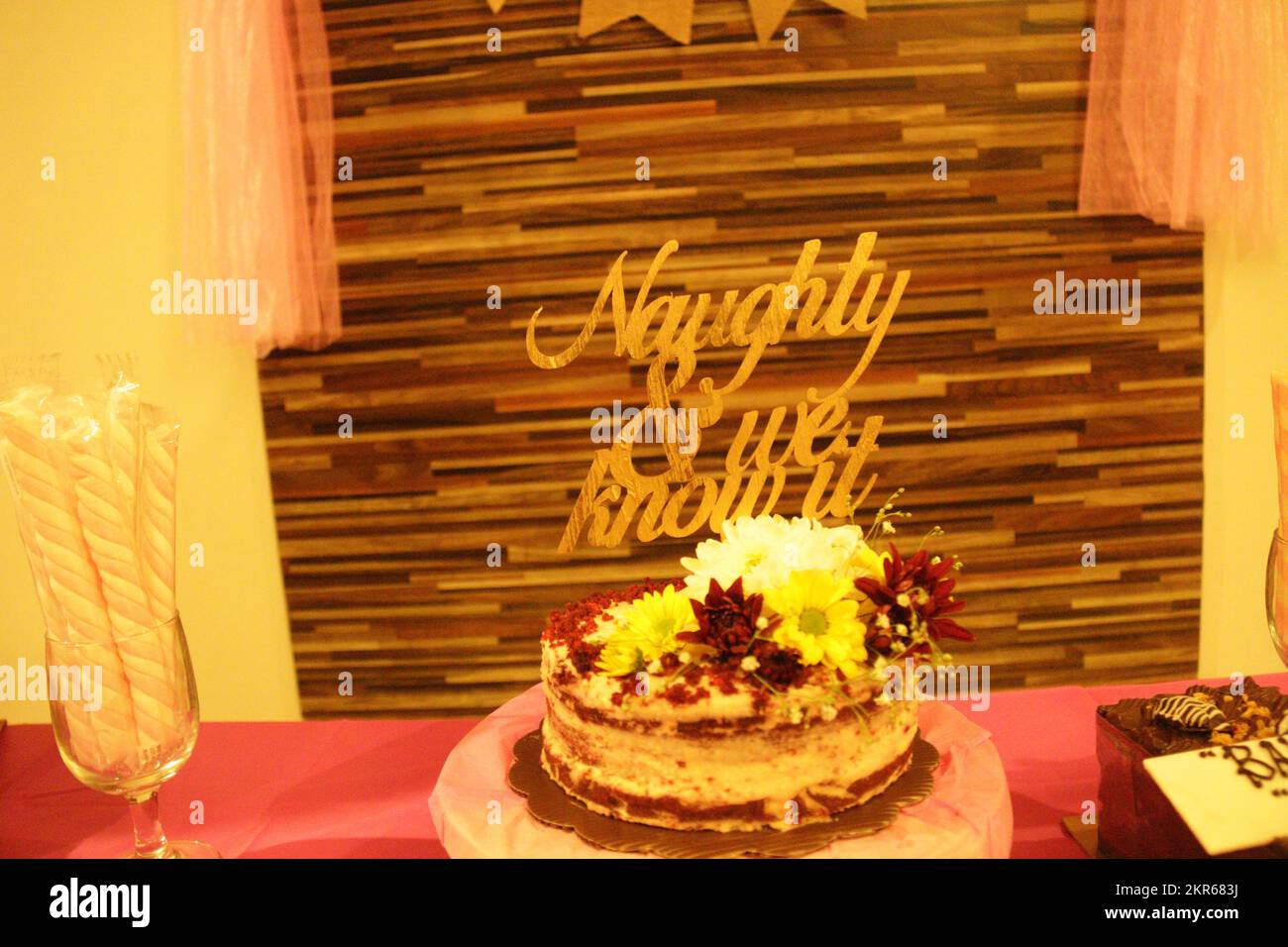 Birthday Decoration Setup, Cakes Stock Photo - Alamy
