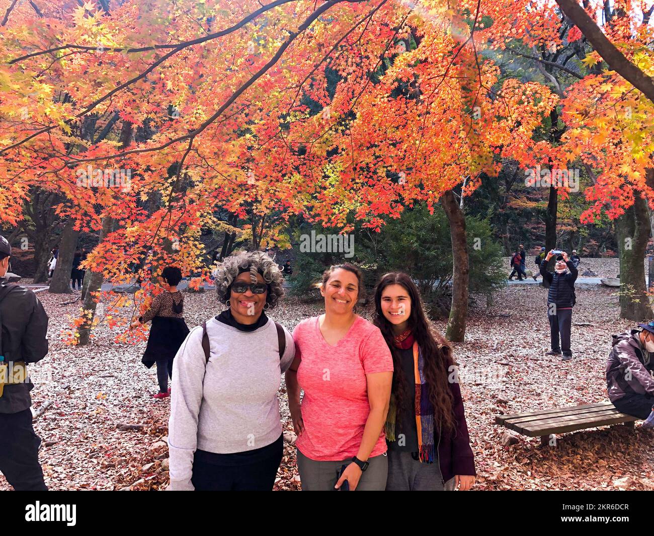 Soldiers joined the Unit Ministry Team on a trip to Naejang Mountain ...