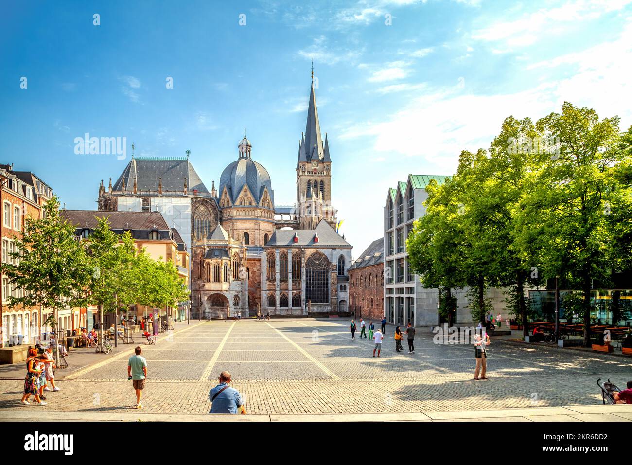Cathedral of Aachen, Nordrhein Westfalen, Germany Stock Photo - Alamy