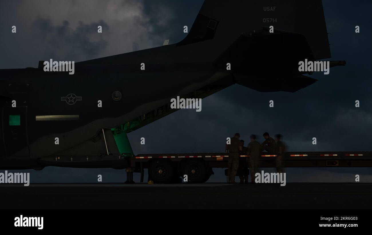 Airmen from the 36th Munitions Squadron, Andersen Air Force Base, Guam ...