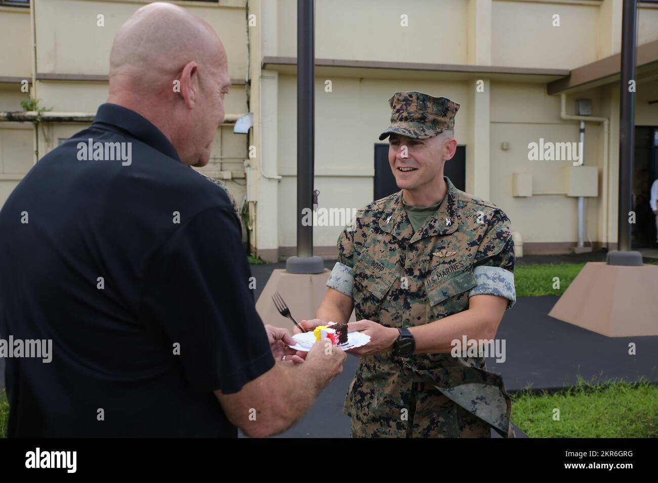 Robert Ledyard, range control officer and oldest Marine at Marine Corps ...