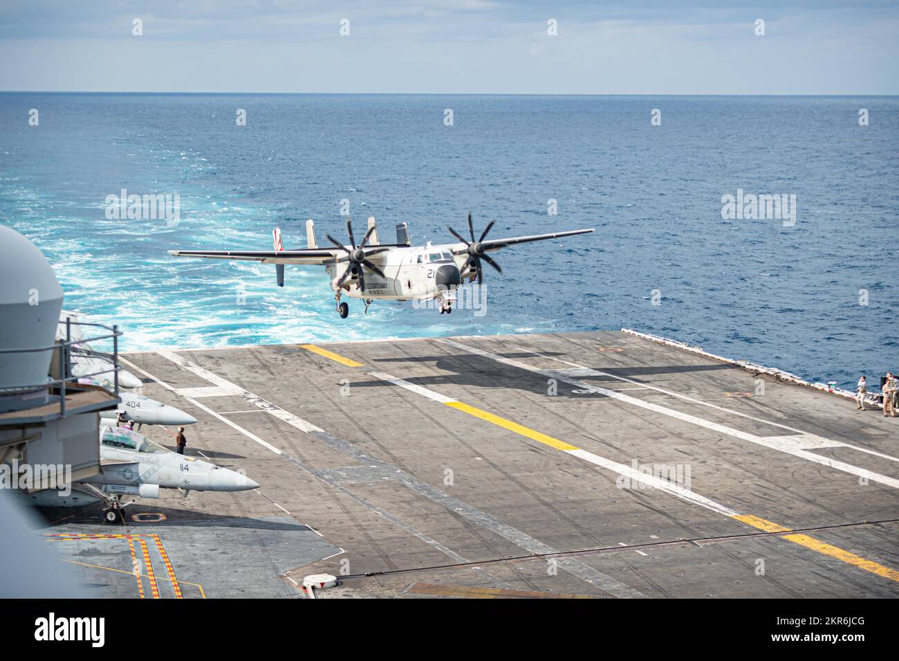 221109-N-ER894-1044 PHILIPPINE SEA (Nov. 9, 2022) A C-2A Greyhound ...