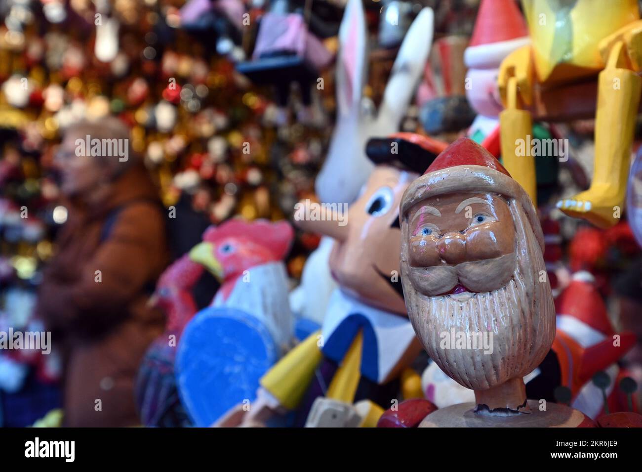 People look at items for sale at a vendor’s stall set up at the Union ...