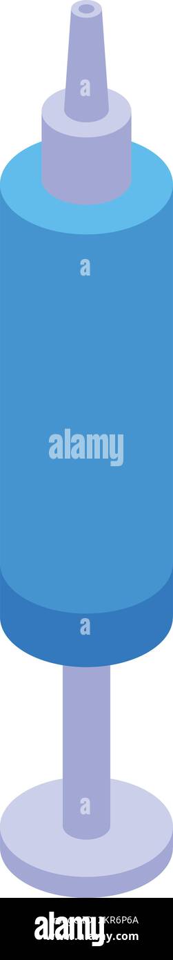 Balloon air pump icon isometric vector. Art helium. Fun object Stock ...