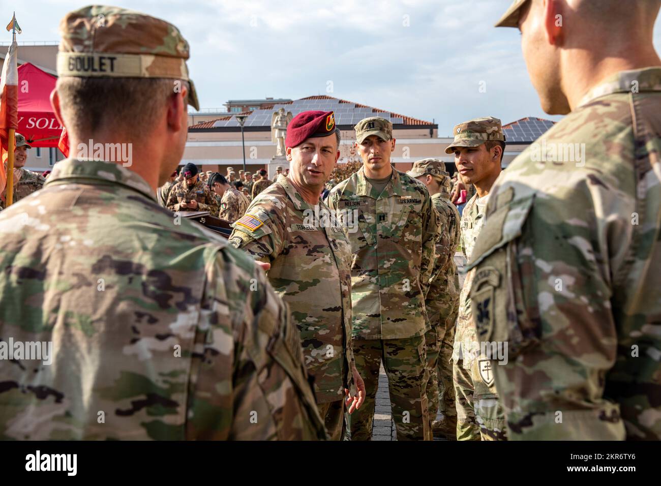Command Sgt. Maj. Reese W. Teakell, U.S. Army Southern European Task ...