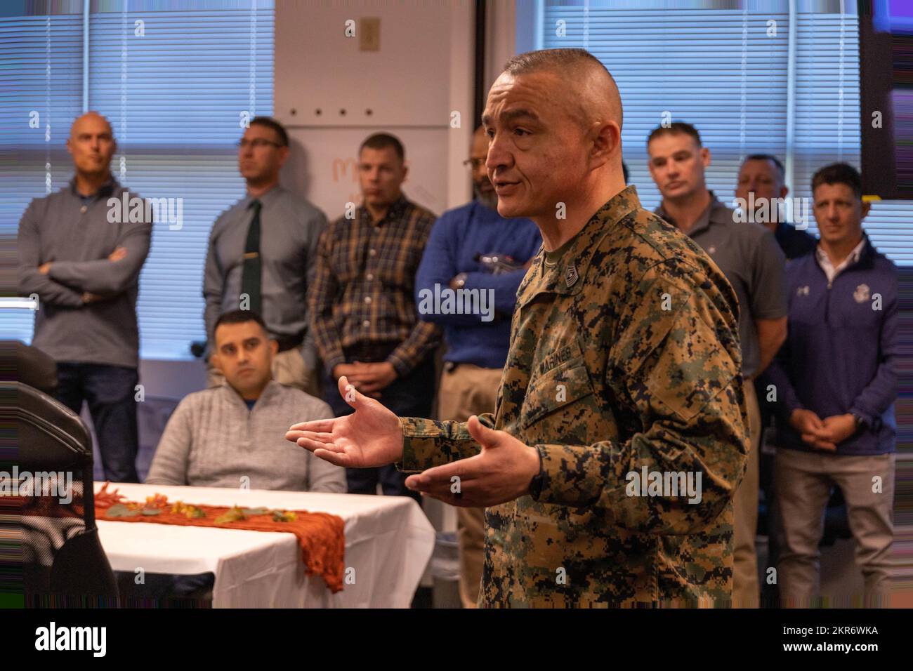 U.S. Marine Corps Sgt. Maj. Adan Moreno, Marine Corps Recruiting ...