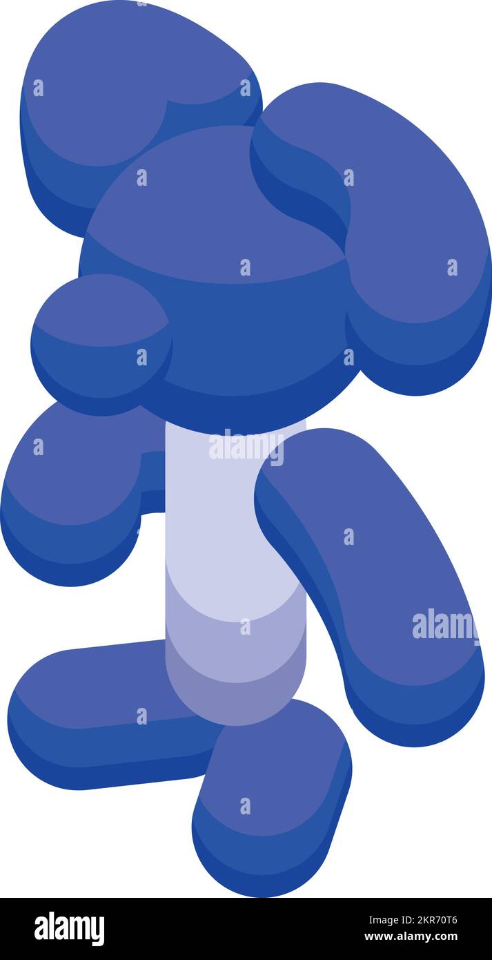 Koala balloon icon isometric vector. Animal toy. Magic cute Stock ...