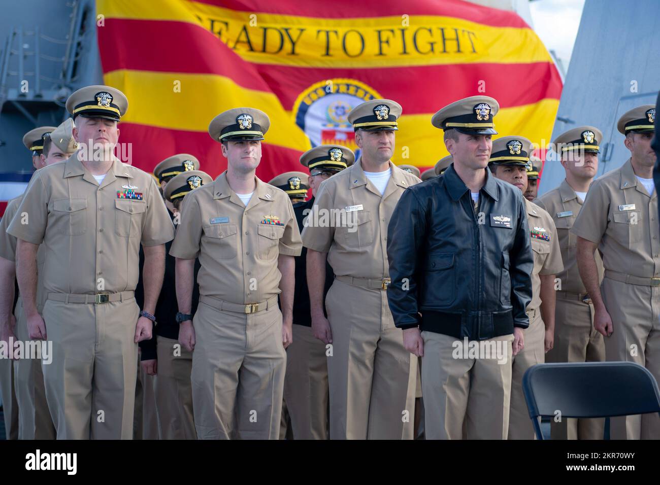 SAN DIEGO (Nov. 09, 2022) - Sailors aboard the Arleigh Burke-class ...