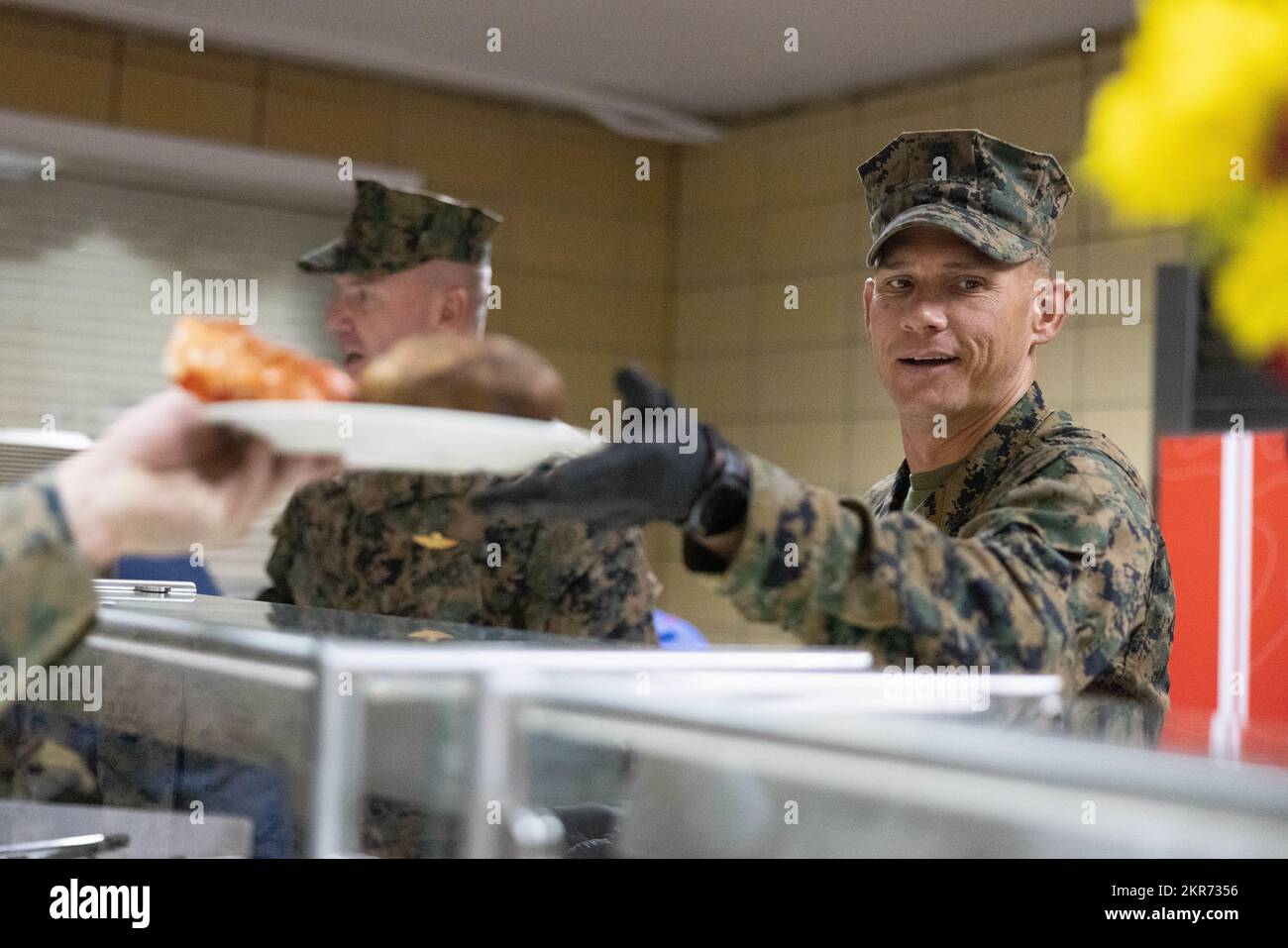 U.S. Navy Master Chief John Beck, the command master chief of 2nd ...