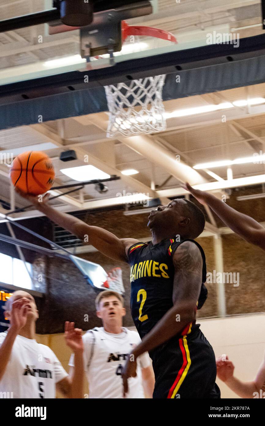 U.S. Marine Corps Gunnery Sgt. Christopher Harris, a member of team ...