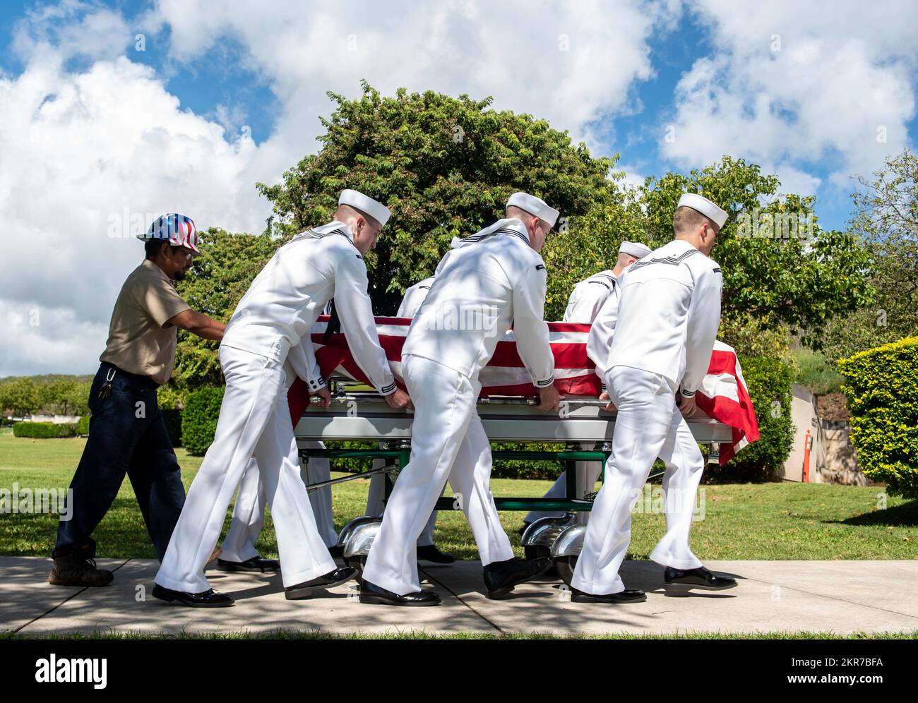 U.S. Navy Sailors assigned to Navy Region Hawaii and the Defense POW ...