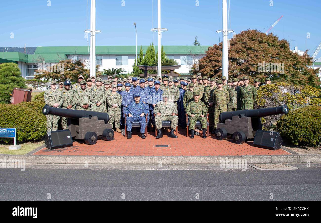 Capt. David Adams, Commander, Fleet Activities Sasebo (CFAS); Japan ...