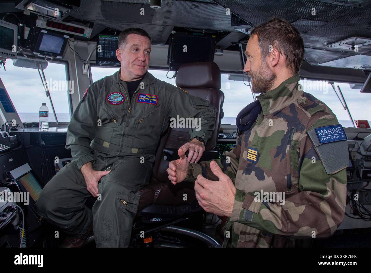 221109-N-RC359-1136 PHILIPPINE SEA (Nov. 9, 2022) Capt. Daryle Cardone ...