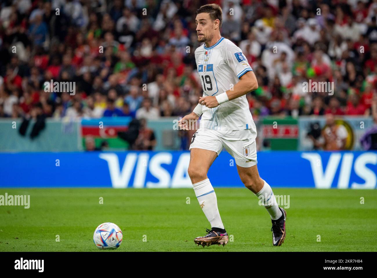 Sebastian Coates of Uruguay during the FIFA World Cup Qatar 2022 Group ...