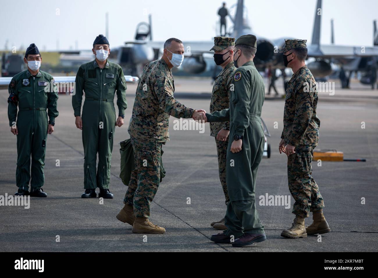 U.S. Marine Corps Brigadier Gen. George Rowell, assistant wing ...
