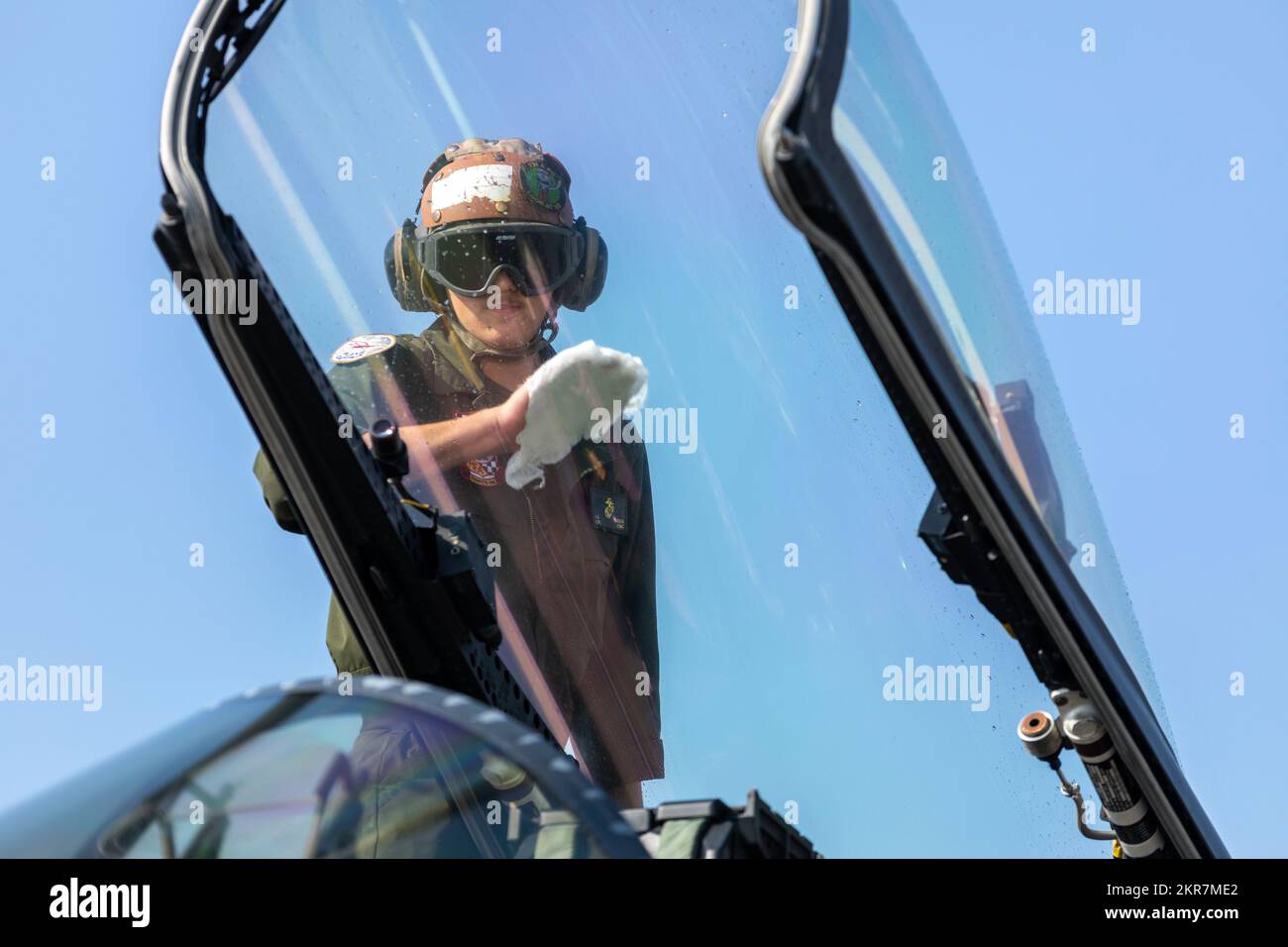 U.S. Marine Corps Lance Cpl. Vincent Gibson, a fixed-wing aircraft ...