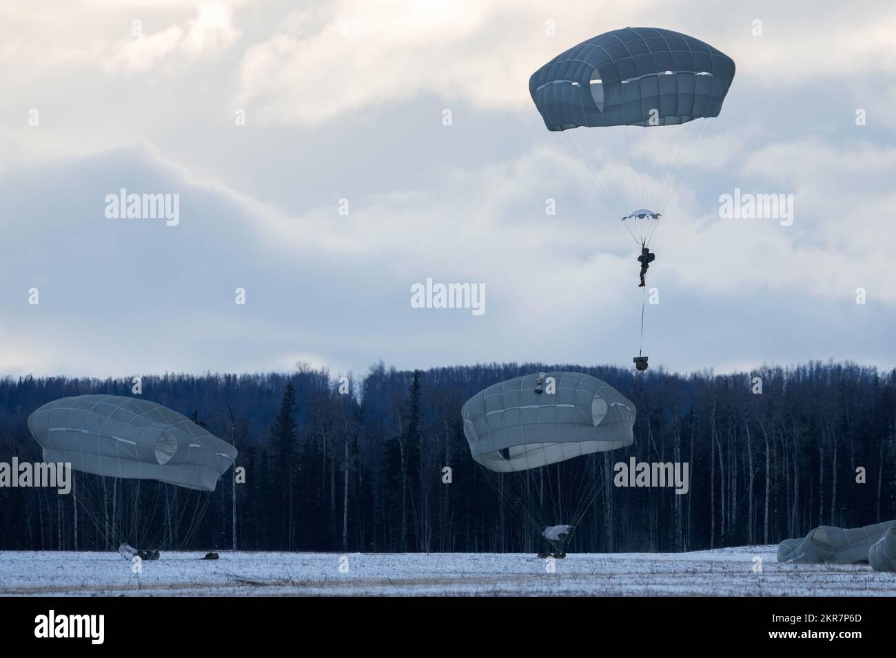 U.S. Army paratroopers assigned to the 2nd Battalion, 377th Parachute ...