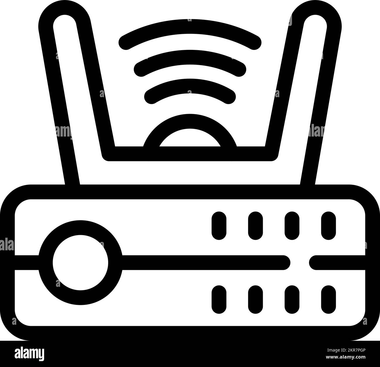 Smart box wifi icon Stock Vector Images - Alamy