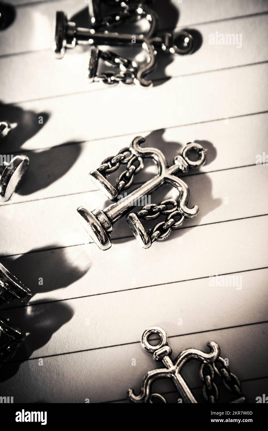 Broken scale law hi-res stock photography and images - Alamy