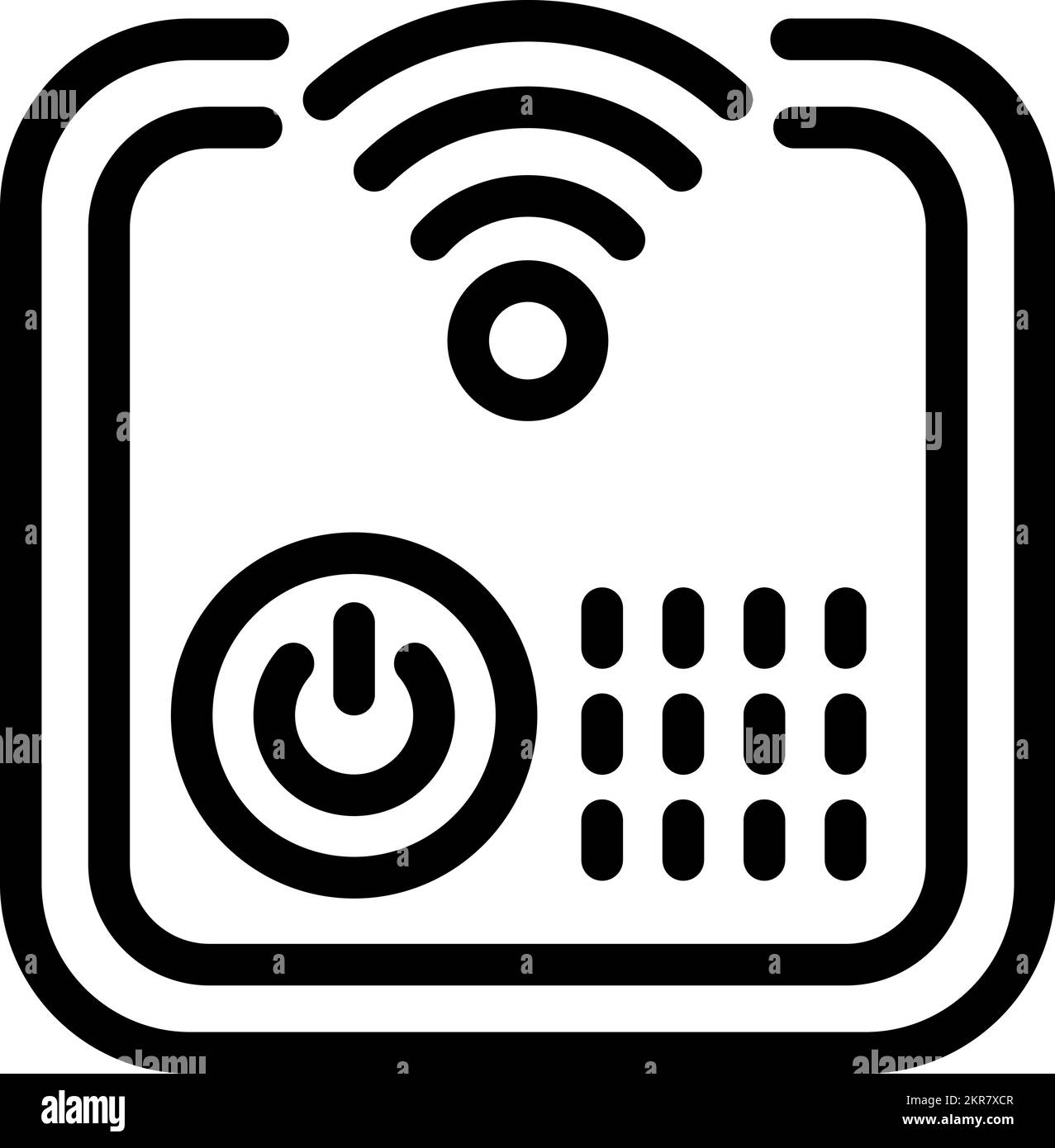 Smart box wifi icon Cut Out Stock Images & Pictures - Alamy