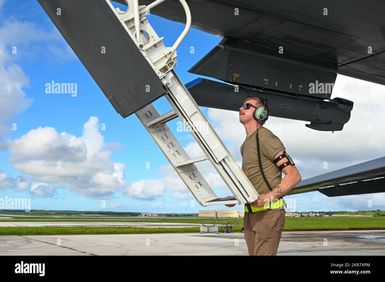 U.S. Air Force Staff Sgt. Christopher Wesley, 28th Aircraft Maintenance ...