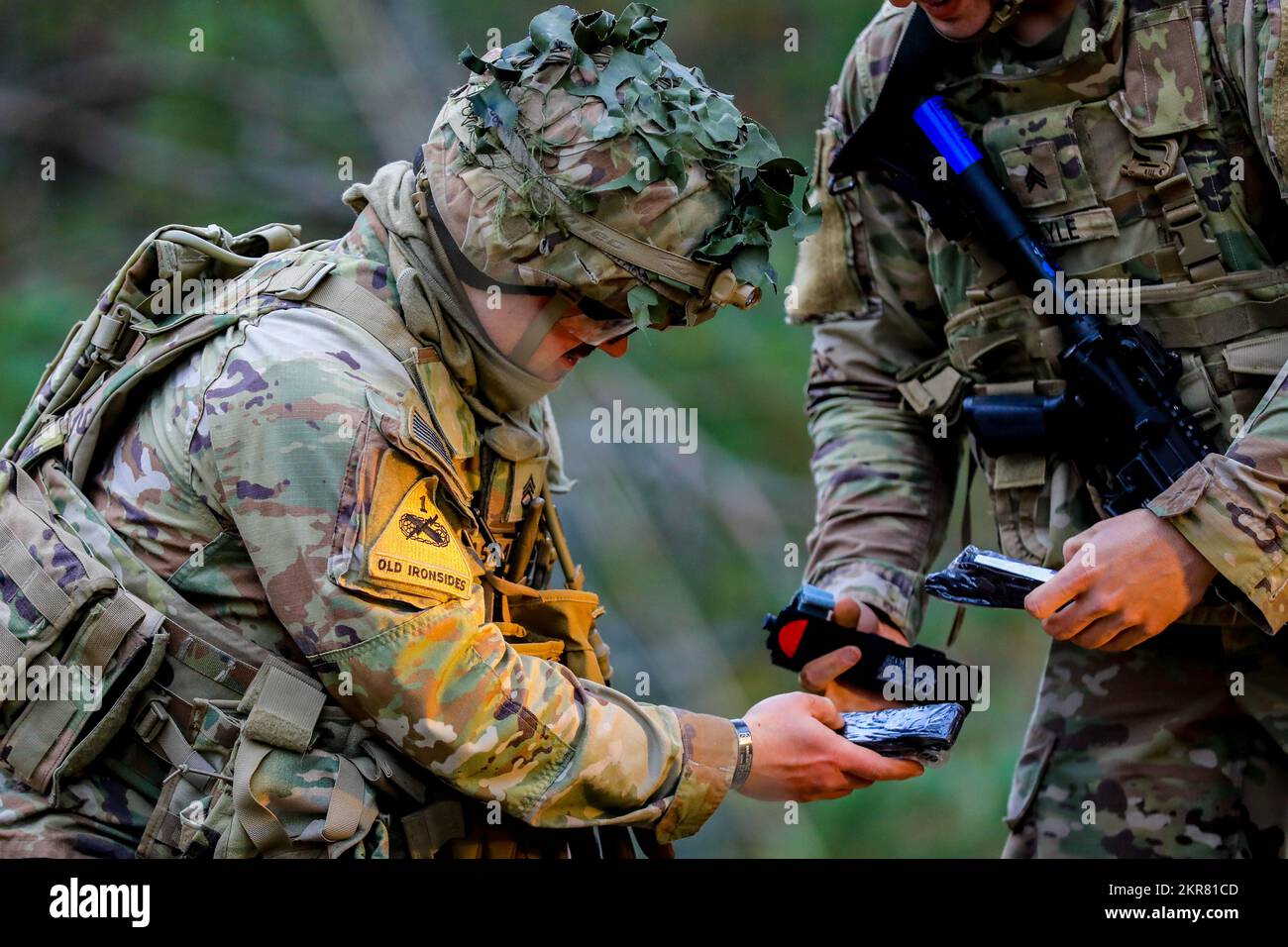 U.S. Army Staff Sgt. Ryan D. Gaspara, an air defense battle management ...