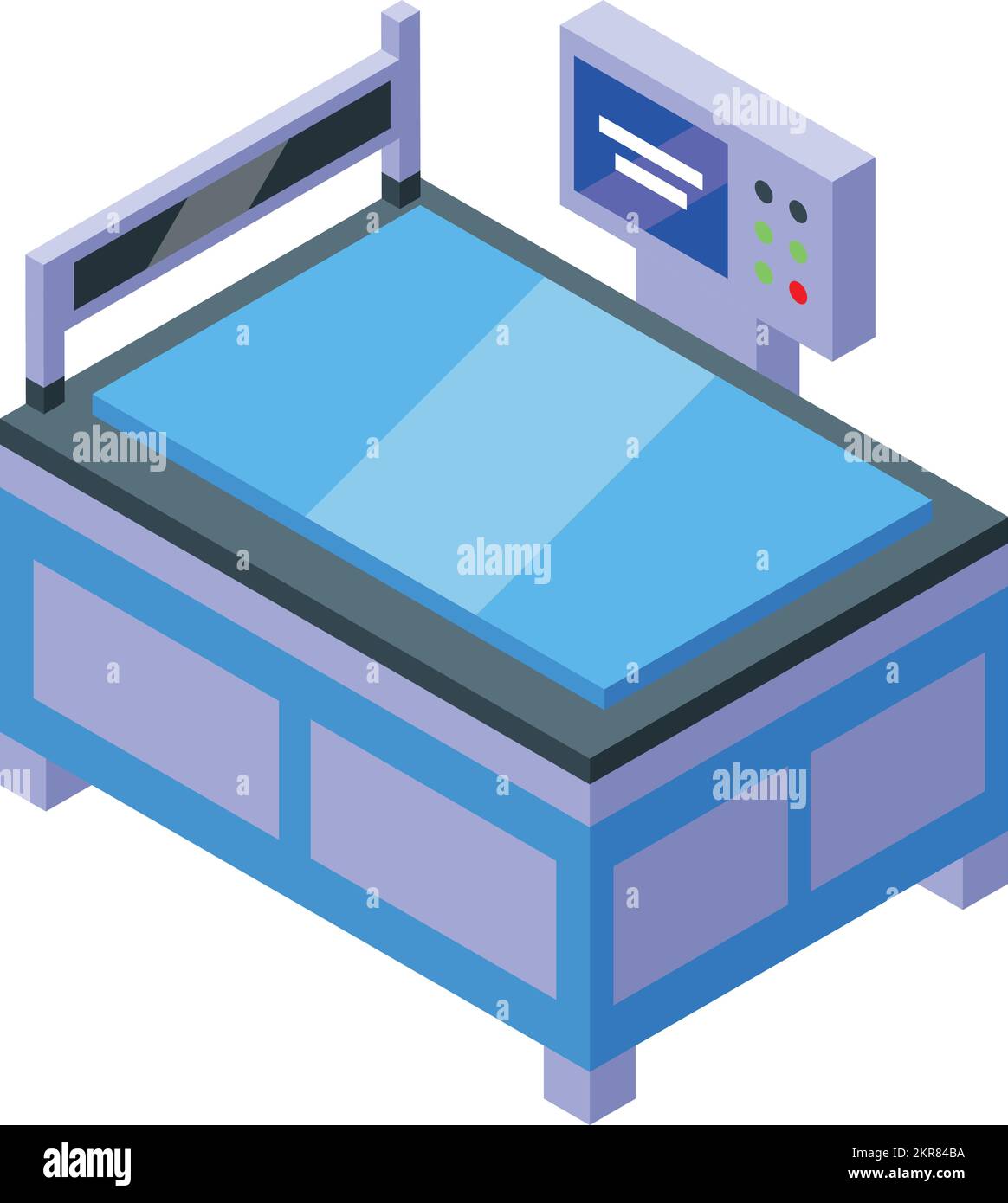 Glass equipment icon isometric vector. Factory production. Making float ...