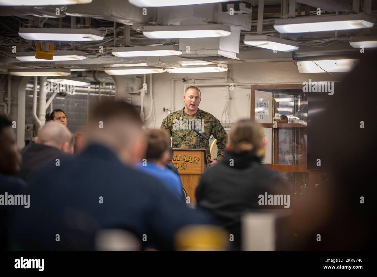 221109-N-OM737-1036 ATLANTIC OCEAN (Nov. 9, 2022) Chief Warrant Officer ...