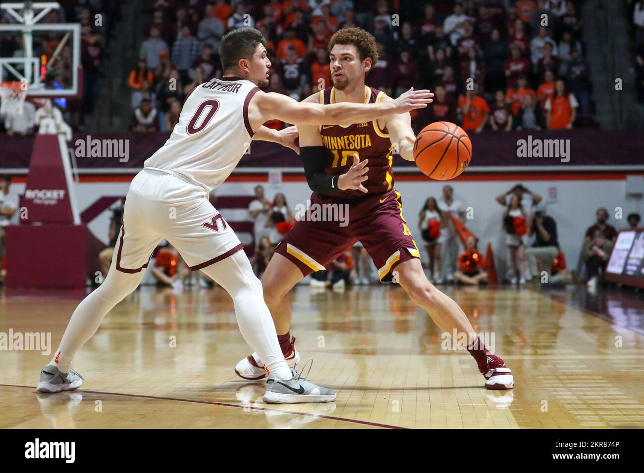 Blacksburg, Virginia, USA. 28th Nov, 2022. Minnesota Golden Gophers ...
