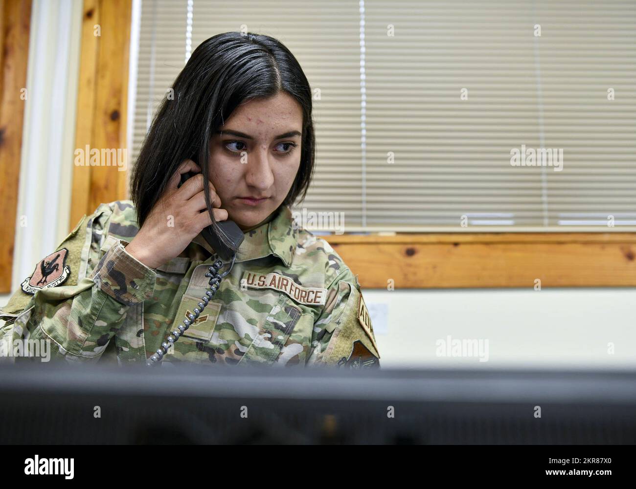 U.S. Air Force Airman 1st Class Michelle Diaz, 18th Wing executive ...
